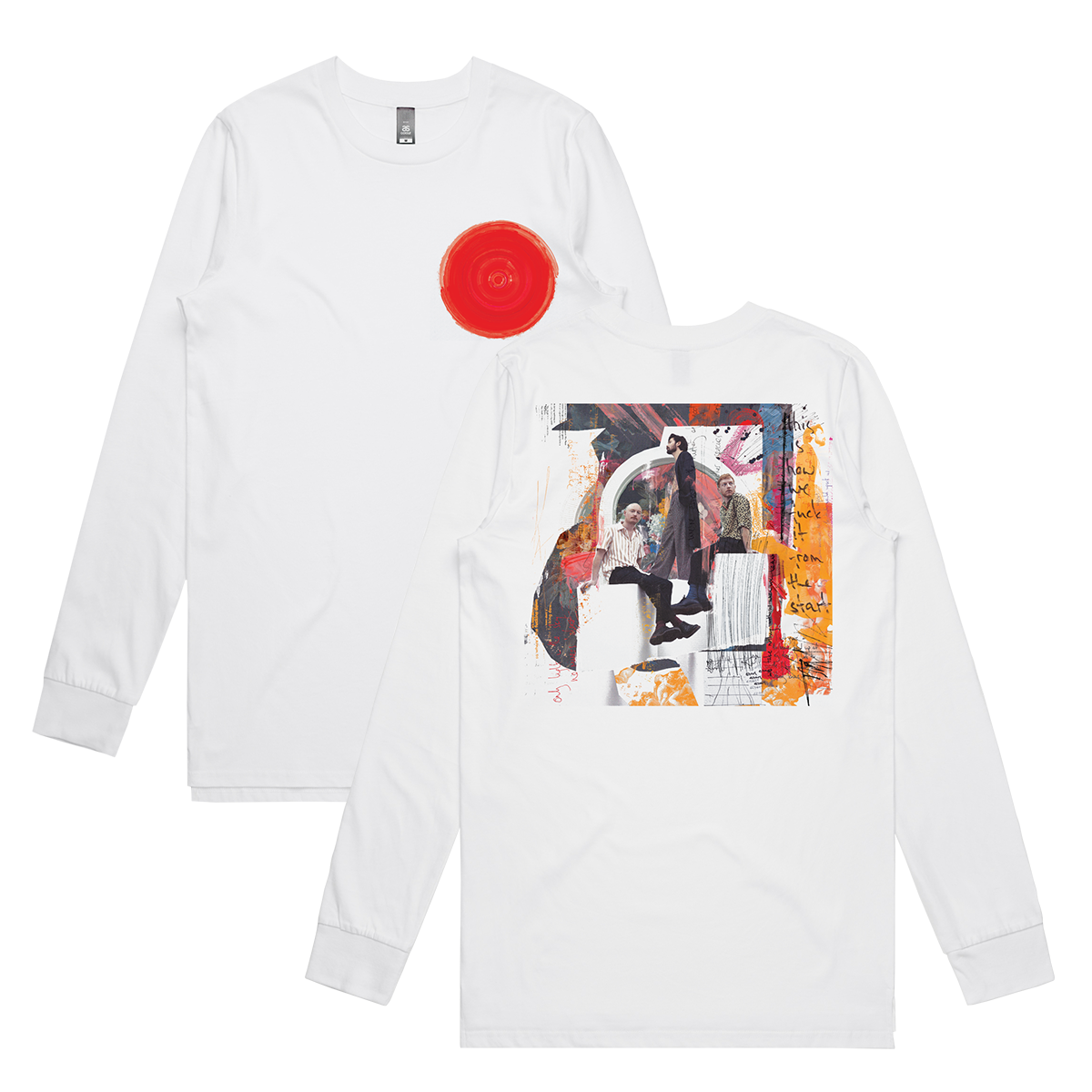 Red Circle Collage Long Sleeve | Biffy Clyro Official Store