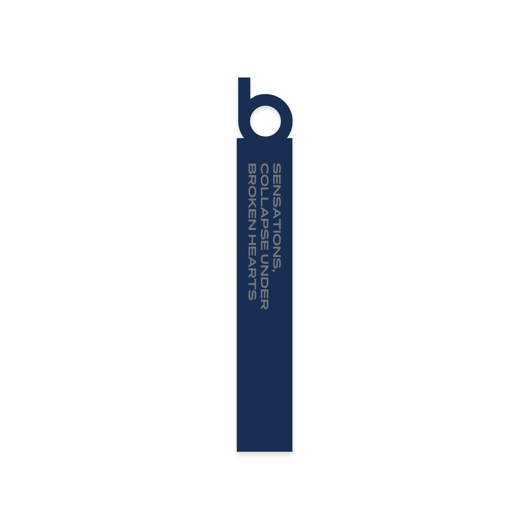Sensations Lyric Bookmark Blue | Biffy Clyro Official Store